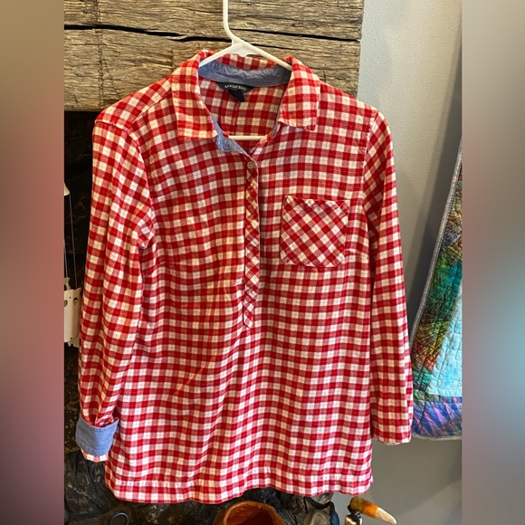 Lands' End | Tops | Lands End Flannel Tunic A Closet Staple | Poshmark